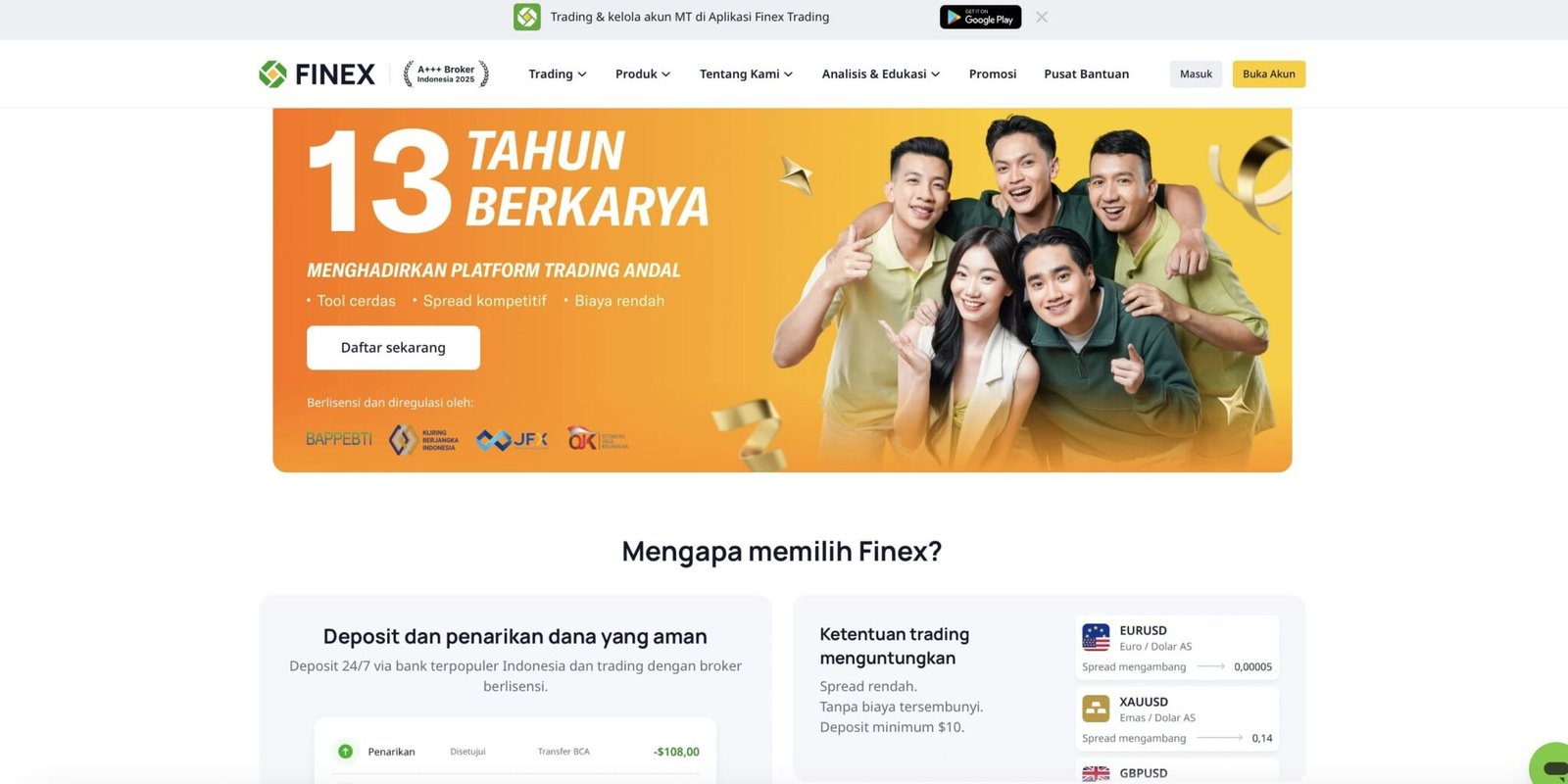 5 Broker Forex dengan Deposit Terkecil ($5, Rp100 Ribu, $10) - Invesnesia