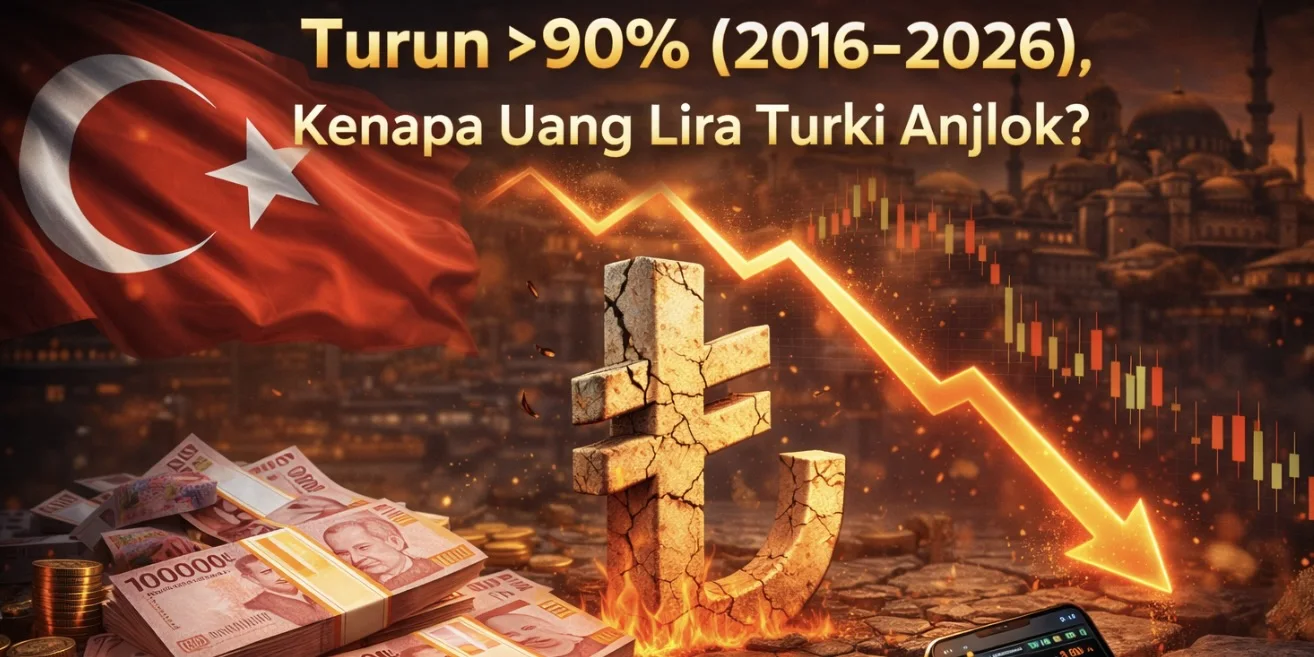 Kenapa Uang Lira Turki Anjlok? Turun >90% (2016-2026) - Invesnesia