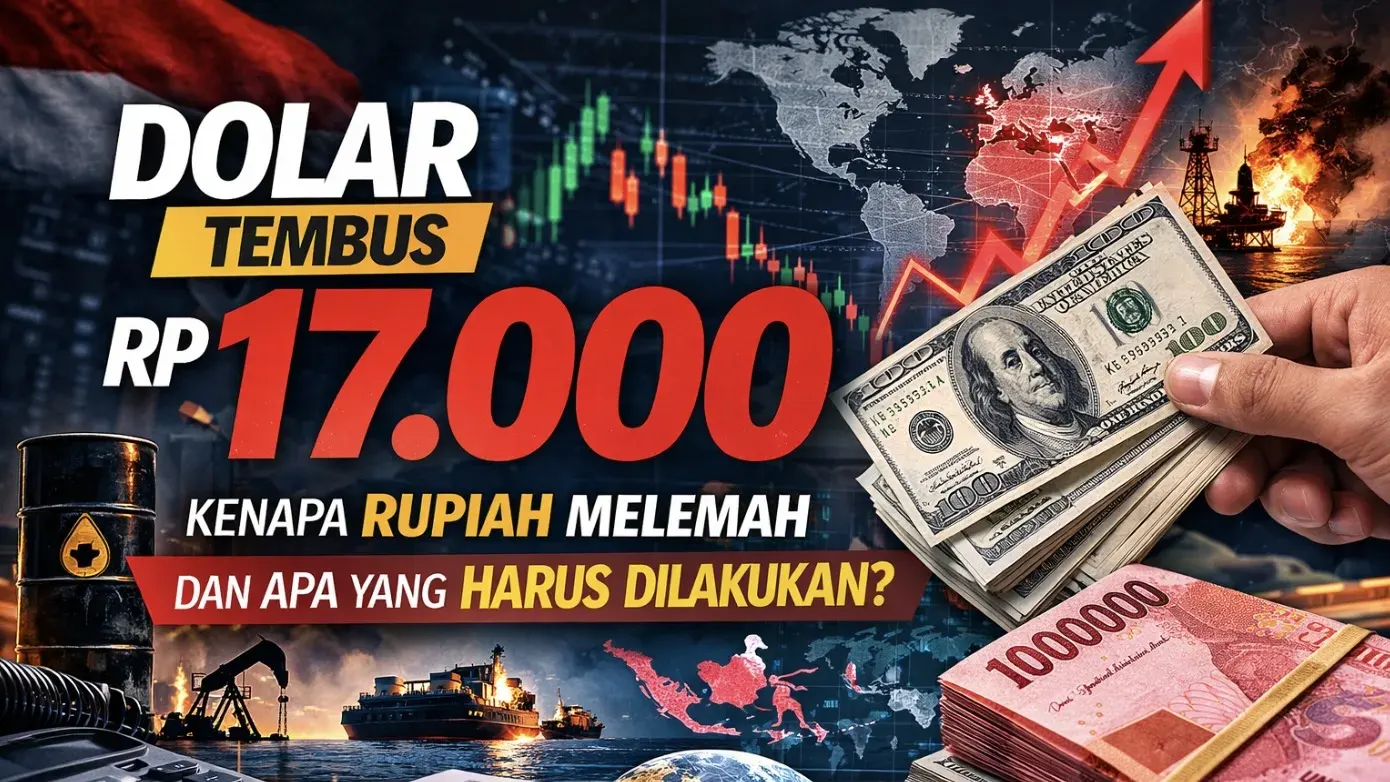 Rupiah Anjlok, Kurs Dollar Hari Ini Tembus Rp17.000, Apa Dampaknya ...